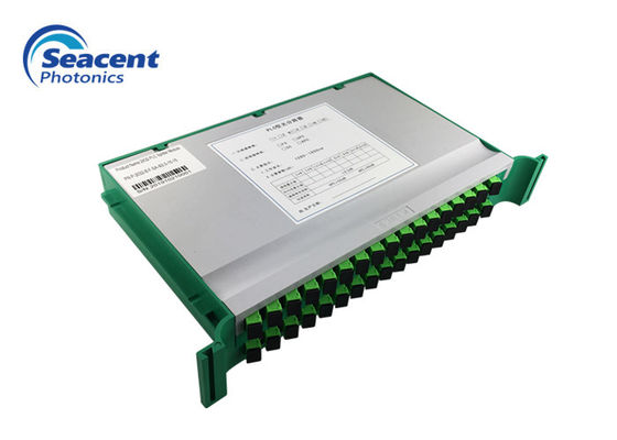 2x32 0.9mm Rack Mount PLC Splitter Tray Type With SC/APC Connector