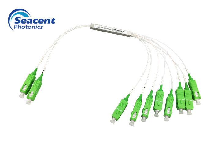 Fiber Optic PLC Splitter mini module 2x8 with SC/APC connector