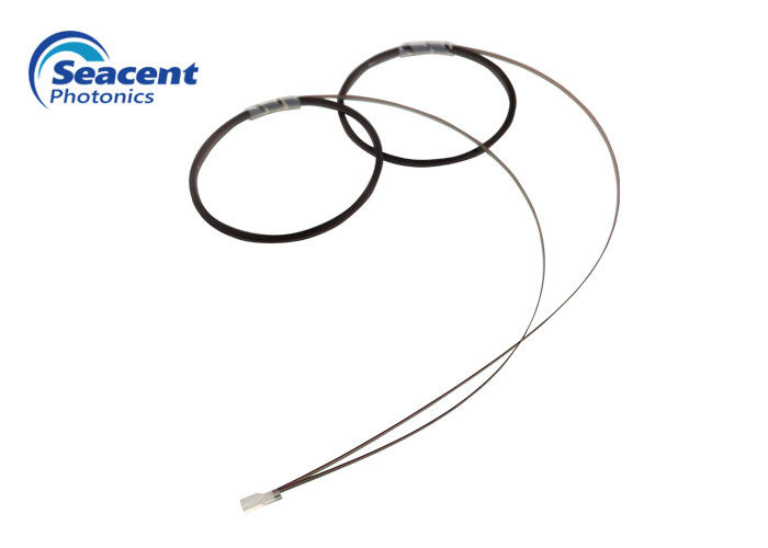 High Precision Optical Fiber Array , 24 CH V Groove Fiber Array Low ...