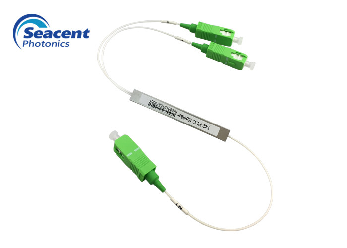 PLC Planar Lightwave Circuit Splitter 1x2 Type With SC APC Connectors