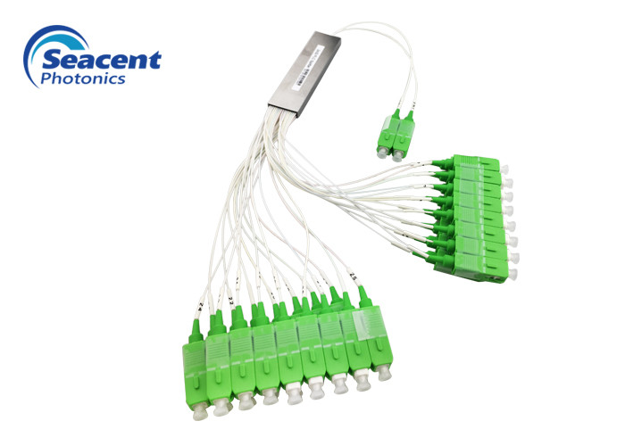 Mini Module Fiber Optic PLC Splitter , 2x32 Splitter Good Channel ...