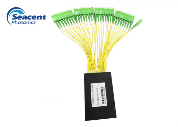 High Stability Cassette PLC Splitter 1x32 ABS Optical Splitter Box